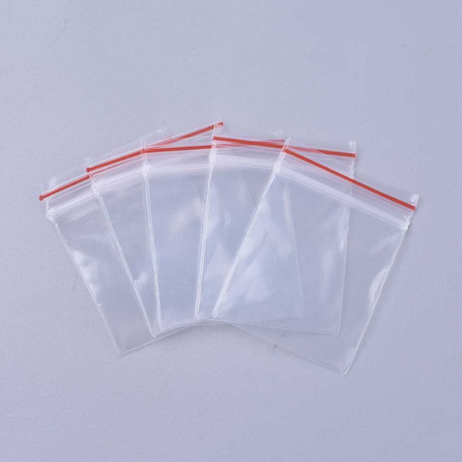 Plastic Bags Zip Lock 4cm x | Lava Beads Australia