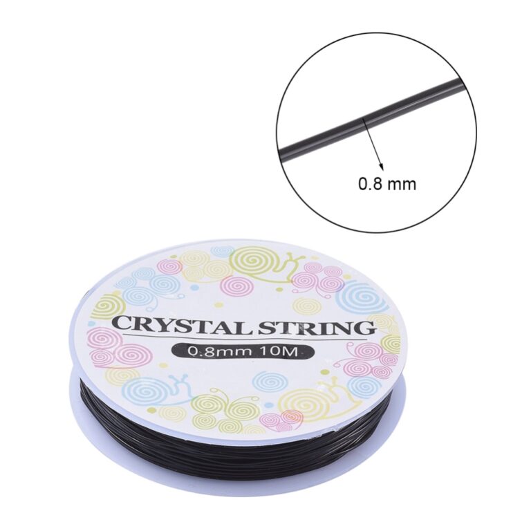 Crystal String Stretch Black Thread Jewellery Beads DIY Craft 10M ...