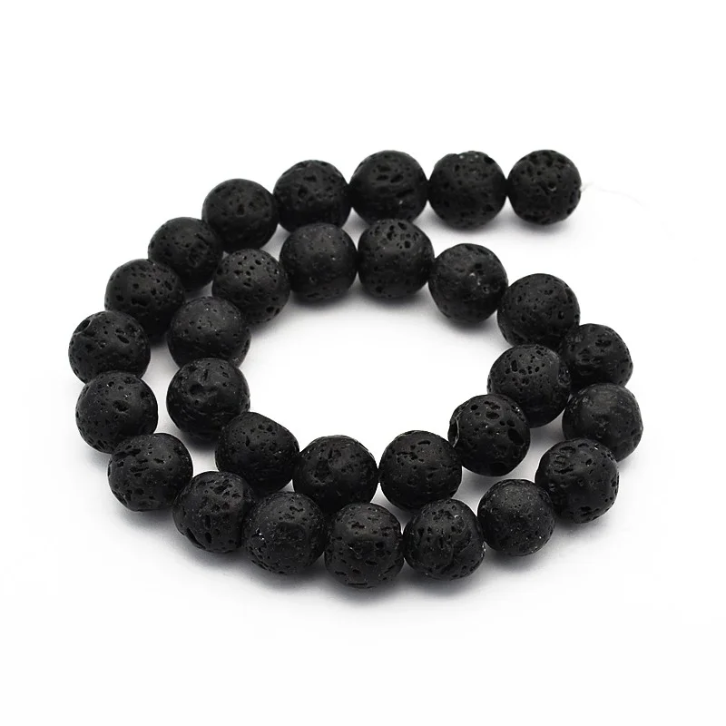 Lava Beads 14mm strand